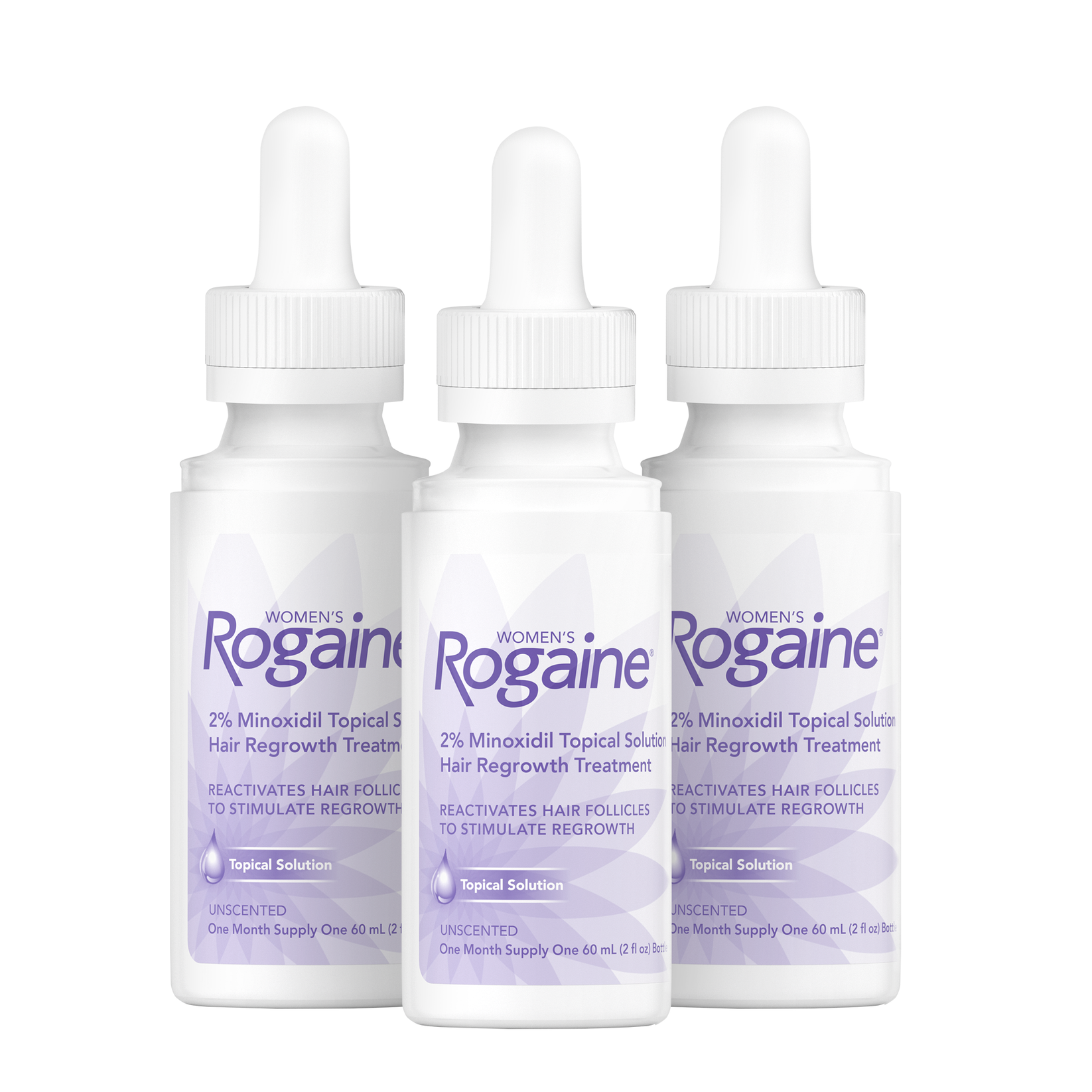 Women's ROGAINE® 2% Minoxidil Solution Hair Regrowth Treatment | ROGAINE®