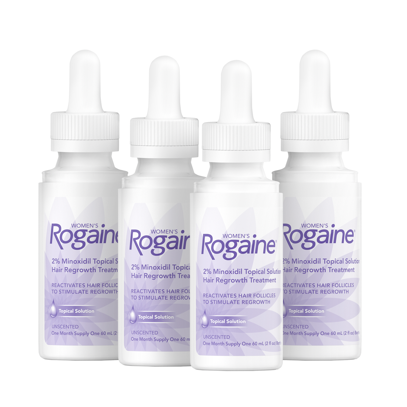 Women's ROGAINE® 2% Minoxidil Solution Hair Regrowth Treatment | ROGAINE®